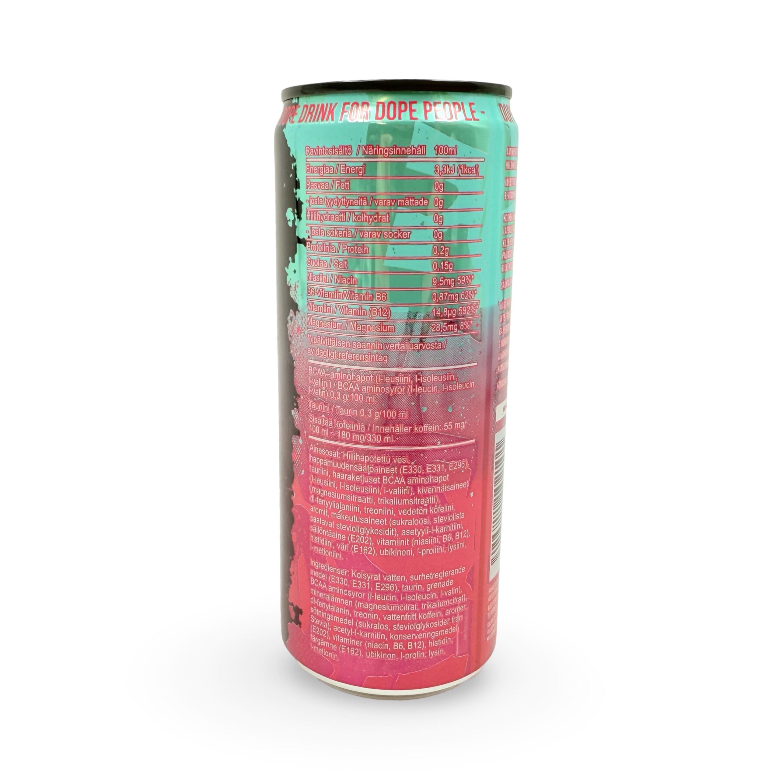 DOP3 Energy Drink Fizzy Bubble 330ml