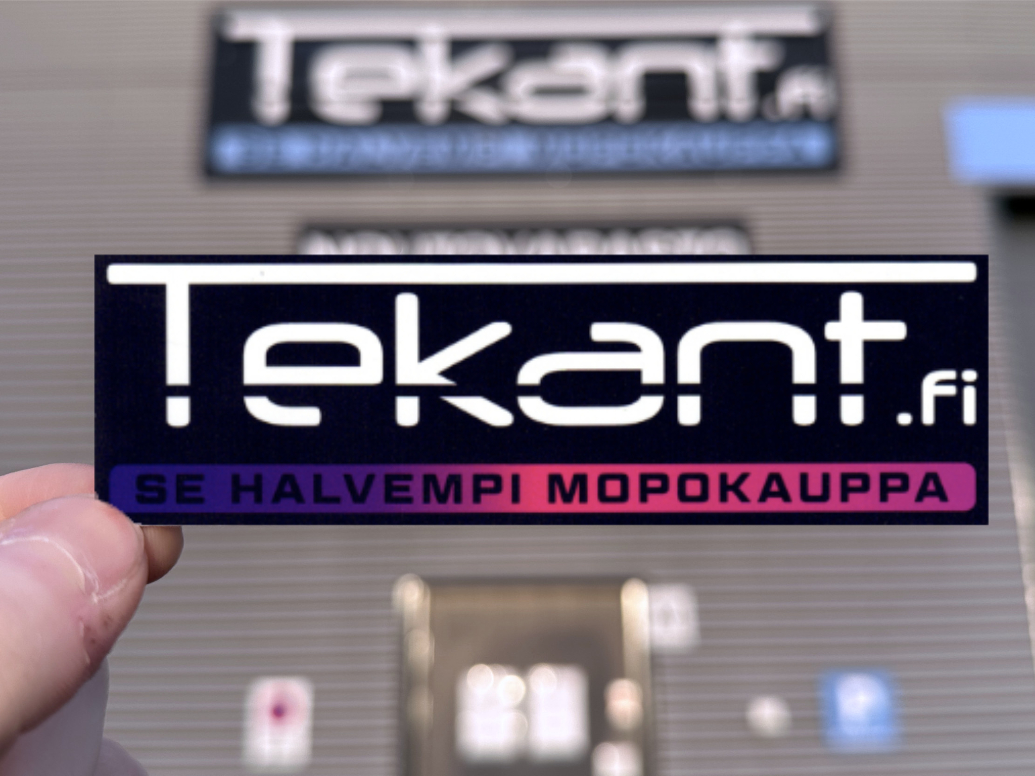 Tekant.fi 1.0 tarra, Revontuli 10cm x 3cm